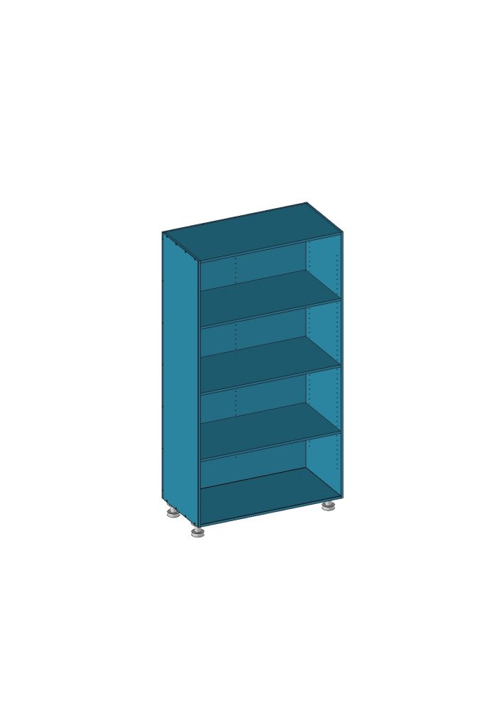 Full Height Open Unit - Sydney Flat Pack Joinery